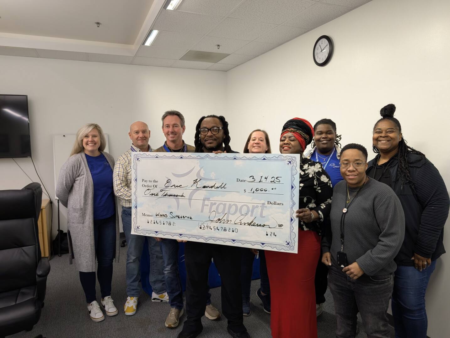 TGI SHIFT LEADER ERIC KENDALL RECEIVES WINGS AWARD AT BWI AIRPORT - The ...